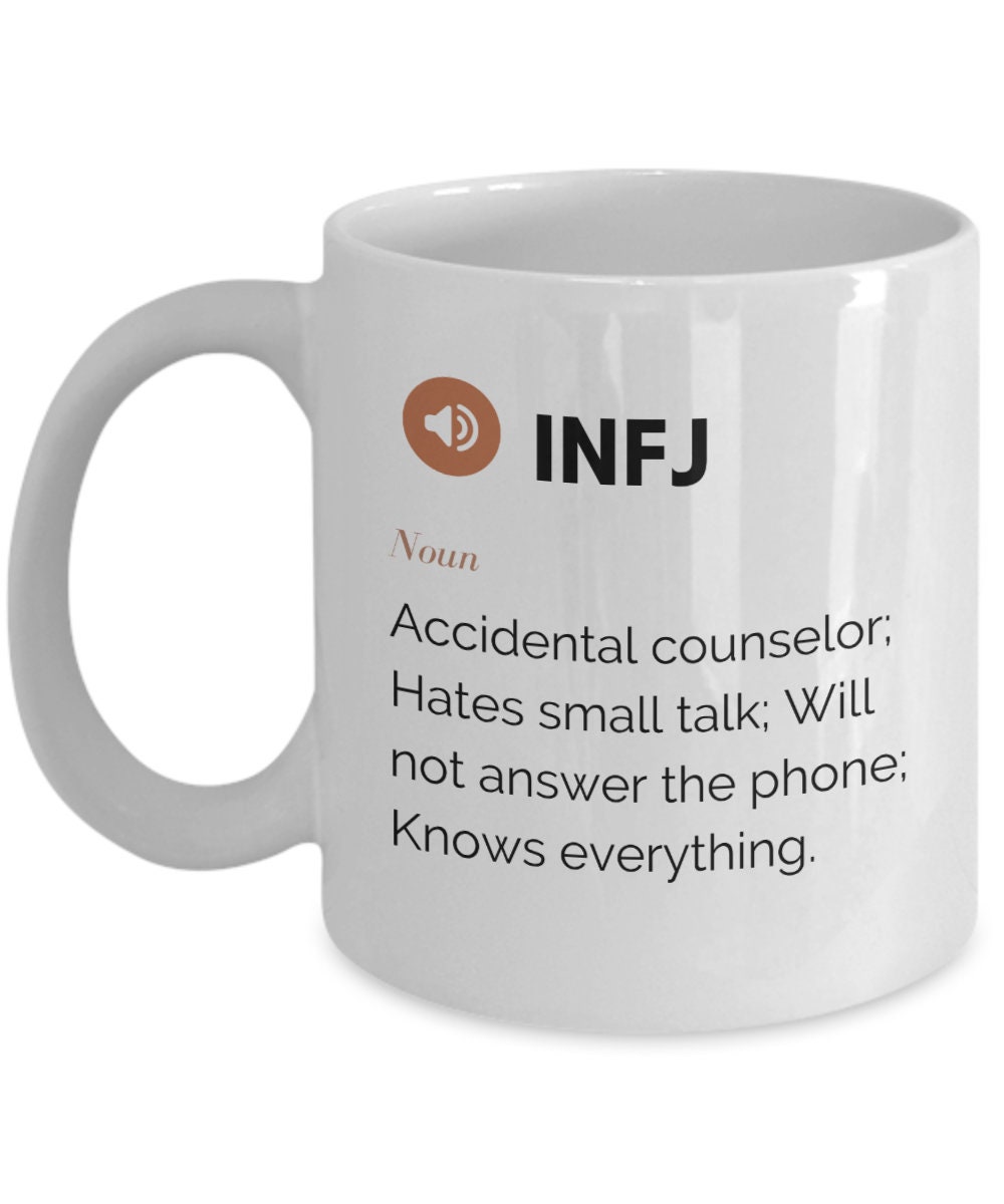 INFJ Coffee Mug, Infj Coffee Cup, Infj Mug, Infj Personality Guide ...
