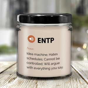 ENTP Candle, Entp Box, Entp Decor, ENTP, Entp Gifts, Mbti Merch, Myer ...