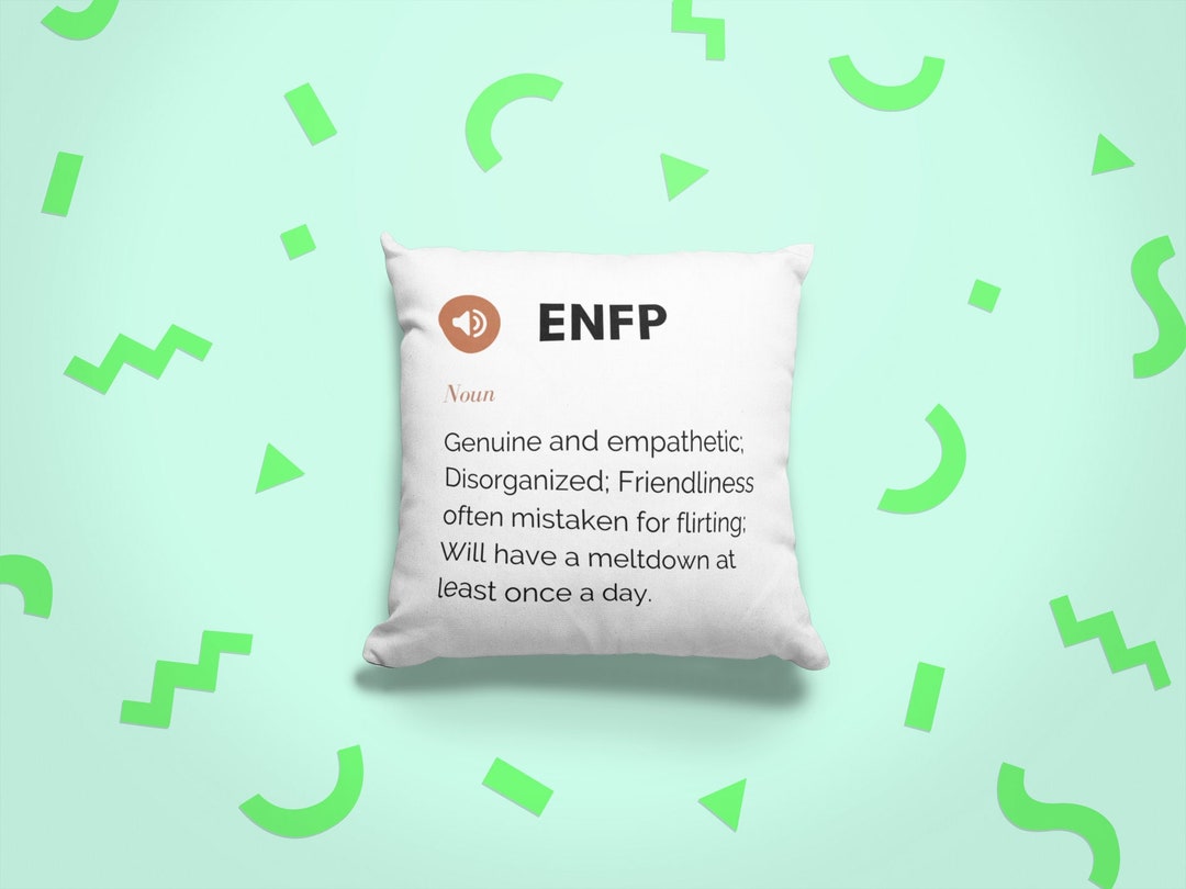 ENFP Pillow, Gift for an ENFP, Psychology Gifts for MBTI Fans - Etsy