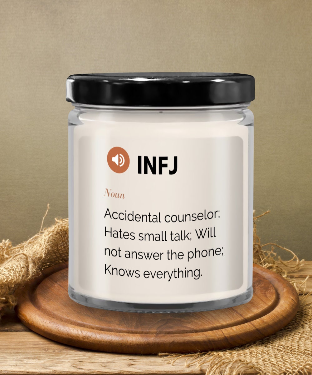 INFJ Candle, Infj Personality Guide, Mbti Merch, Mbti Relationships ...