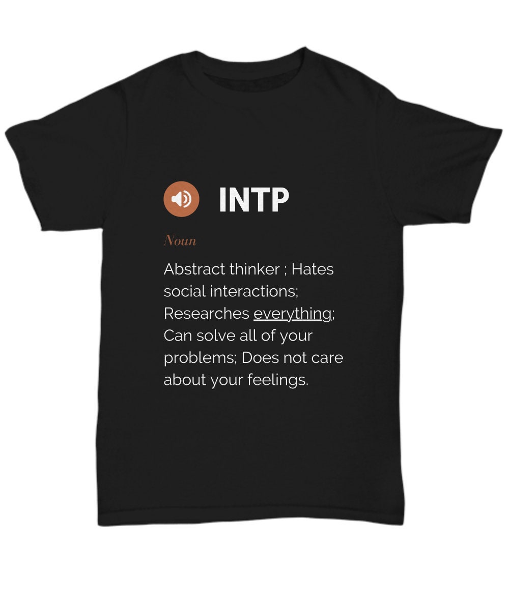 INTP Shirt, Intp T Shirt, Intp Clothes, Intp-s1, Intp-t, INTP, Intp ...