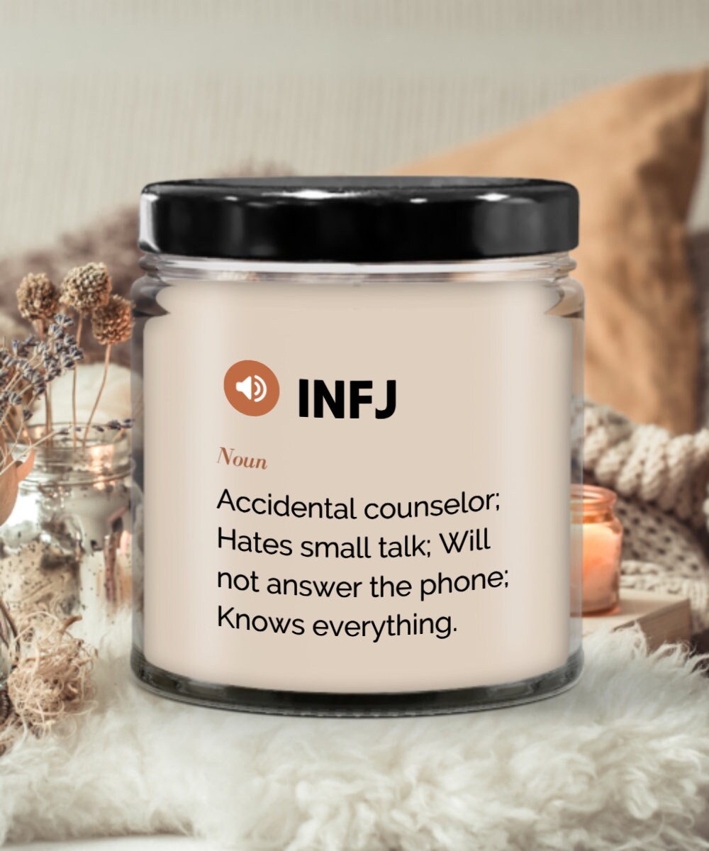 INFJ Candle, Infj Personality Guide, Mbti Merch, Mbti Relationships ...
