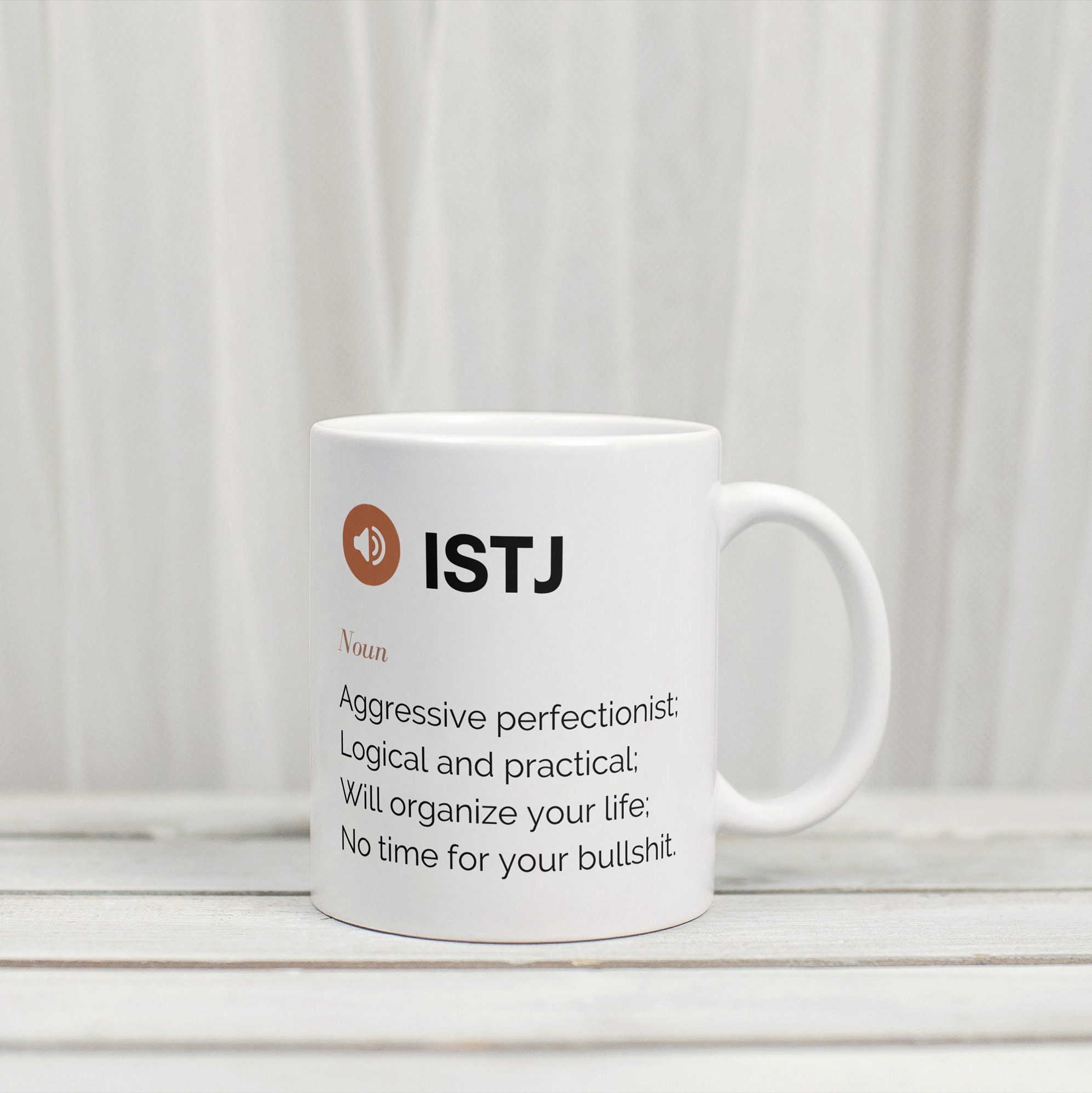 ISTJ Mug, ISTJ, Istj Gifts, Mbti Merch, Mbti Relationships, Myer Briggs ...