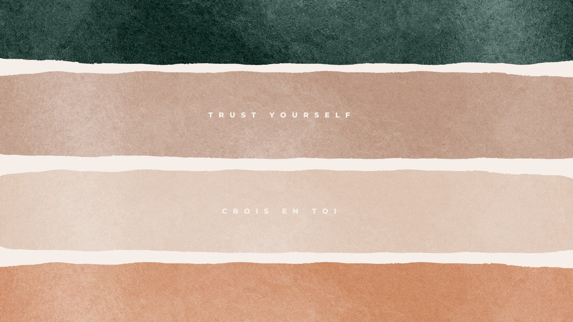 Positive Affirmation Desktop Wallpaper, Computer Wallpaper, Laptop ...