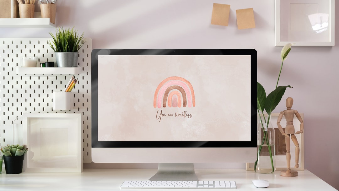 Positive Affirmation Desktop Wallpaper, Computer Wallpaper, Laptop ...