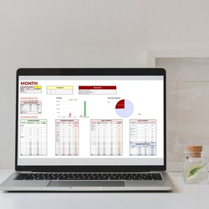 Editable Monthly Budget Tracker Excel Template Personal & Business ...