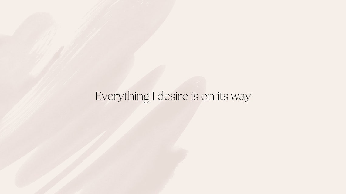 Positive Affirmation Desktop Wallpaper, Computer Wallpaper, Laptop ...