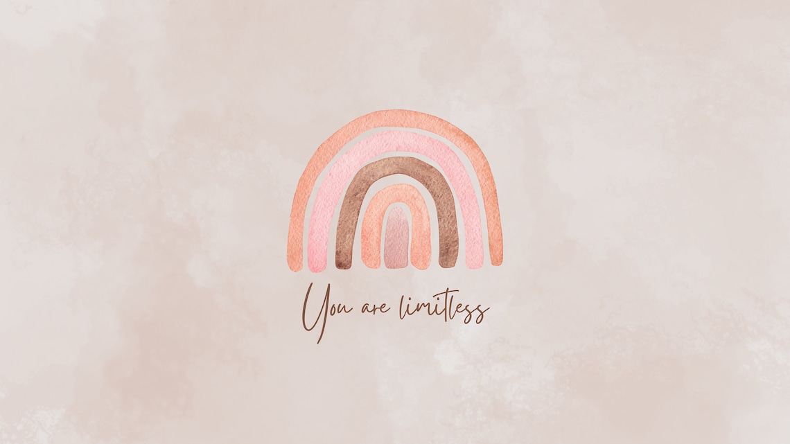 Positive Affirmation Desktop Wallpaper, Computer Wallpaper, Laptop ...