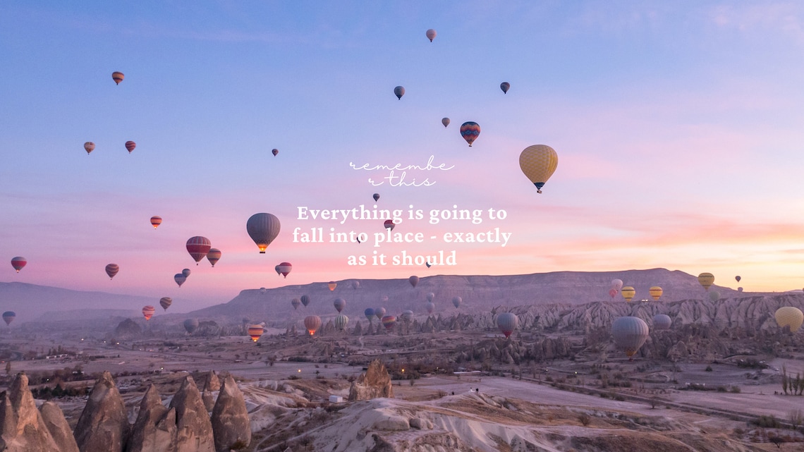 Positive Affirmation Desktop Wallpaper, Computer Wallpaper, Laptop ...