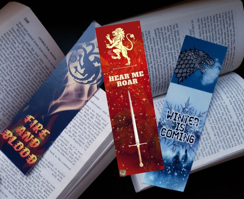 Printable Bookmark, Instant Download Bookmark Set, Fantasy Gift for Her ...