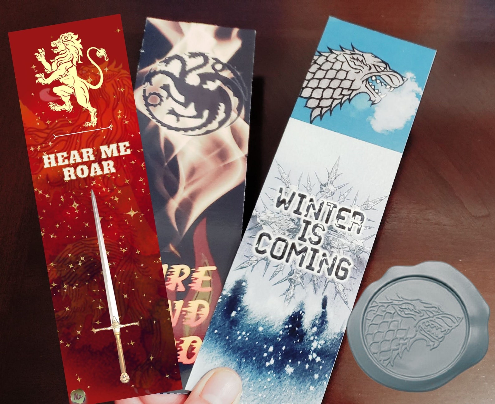 Printable Bookmark, Instant Download Bookmark Set, Fantasy Gift for Her ...