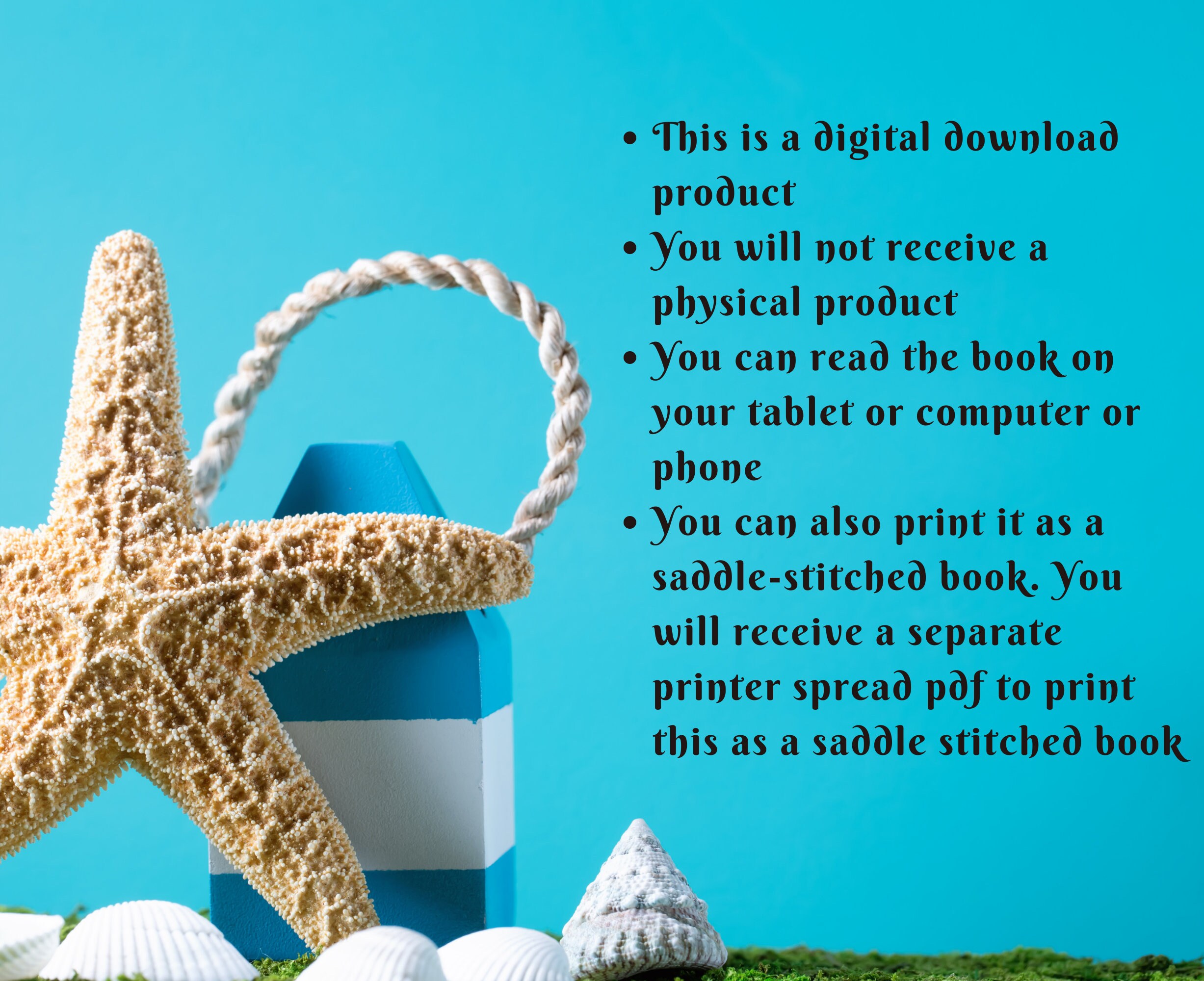 Printable Book for Toddlers, Digital Download Book, Children's Story ...