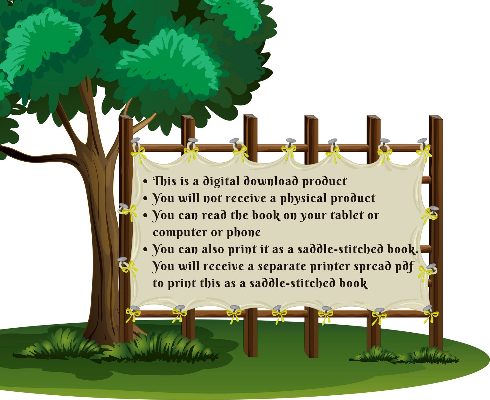 Printable Kids Book Children's Story Book Park Stories - Etsy