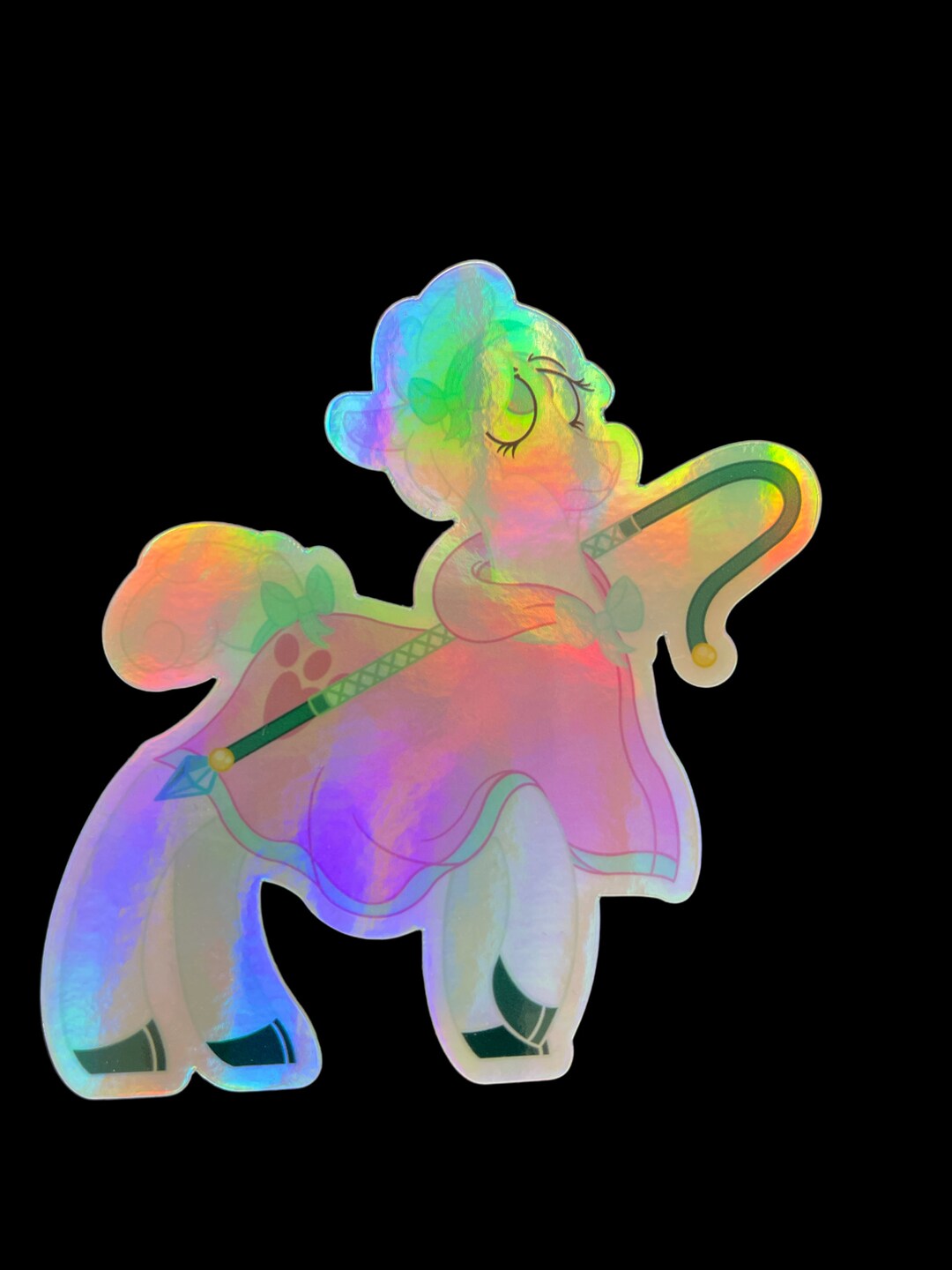 Puffball Hologram Sticker - Etsy