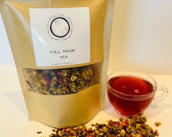Magick Full Moon Organic Herbal Tea Blend - Etsy