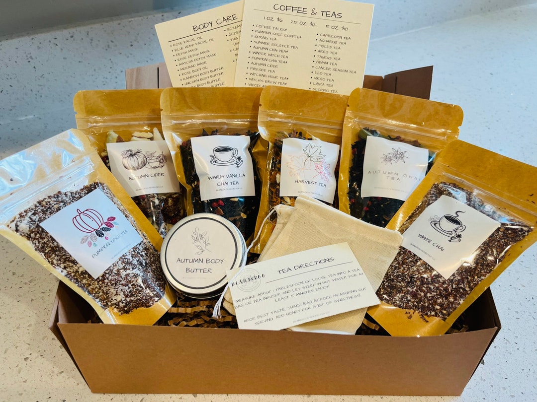 Autumn Tea Sample Box - Etsy