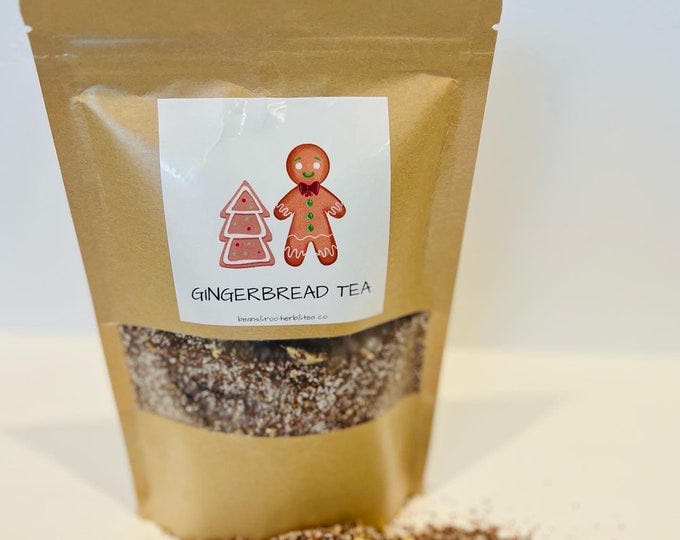 Choose Your Tea & Shortbread Pocket! Gingerbread Theme. Tea Gift Pack ...