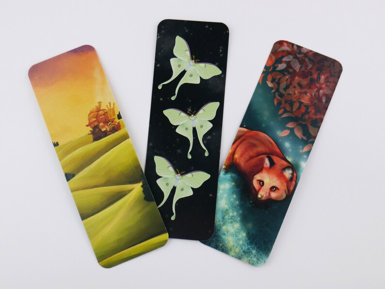 Magical Moving Castle Bookmark Cute Durable Bookmark Thick - Etsy
