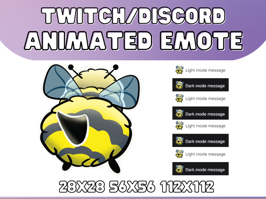 Animated Bee Boogie Emote Dancing Butt for Twitch or Discord - Etsy ...