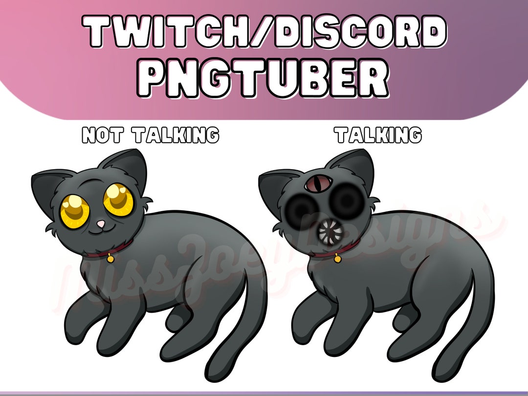 Floating Cat Pngtuber for Twitch or Discord Perfect for Cute - Etsy