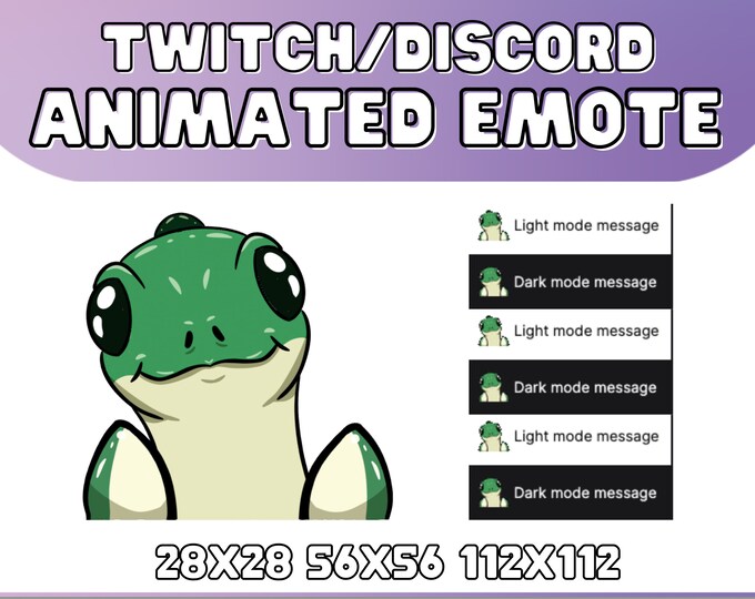 Loch Ness Monster Wave Animated Emote for Twitch or Discord Funny Cute ...