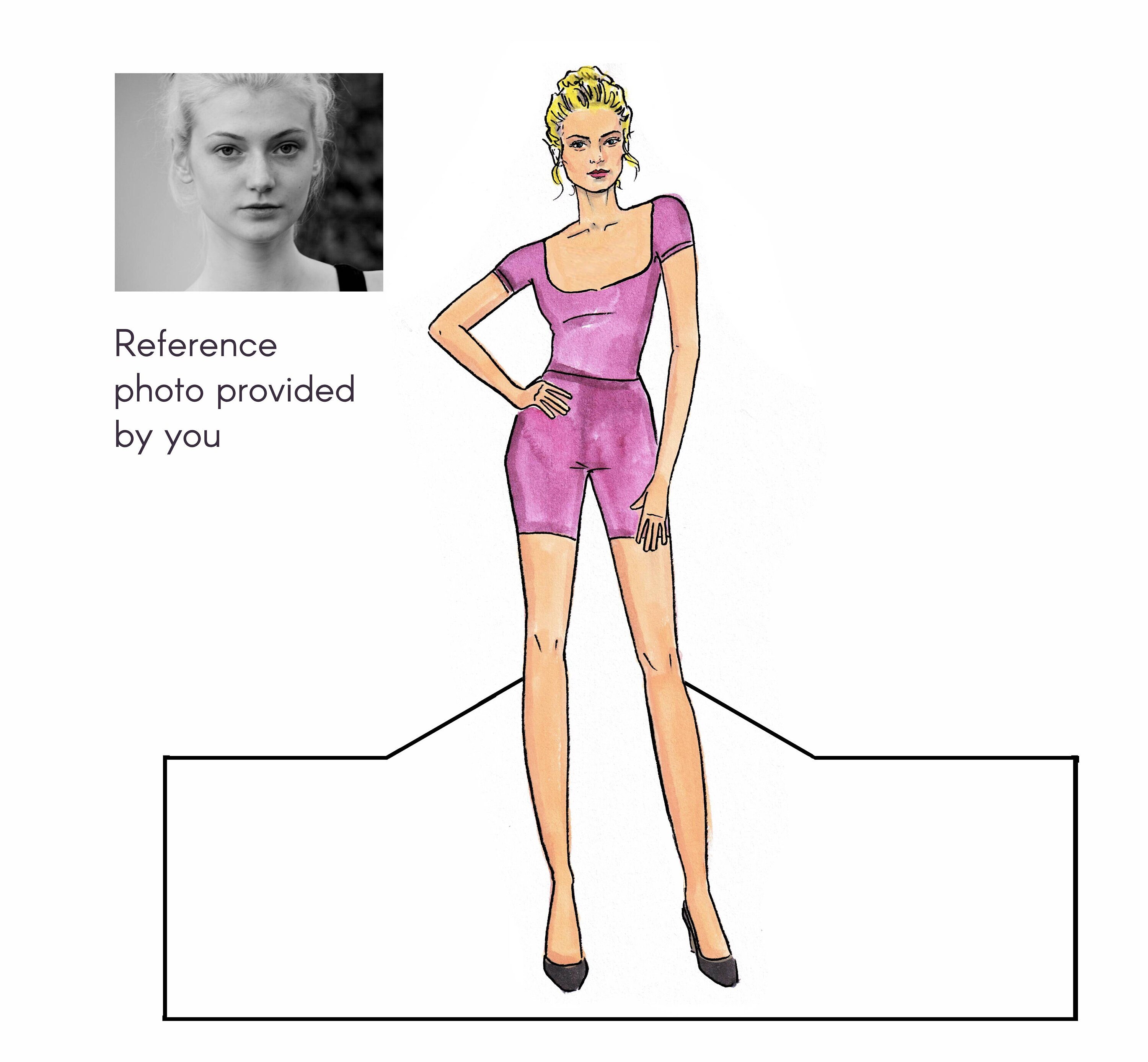 Custom Paper Doll With Outfits - Etsy