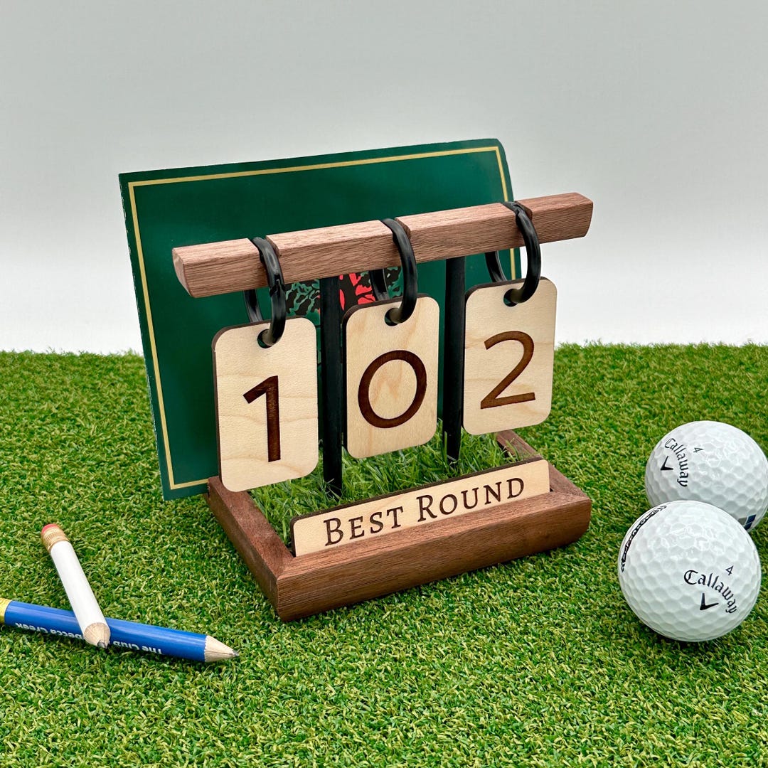 Lowest Golf Score Display for Your Leading Golf Round. Scorecard Holder ...