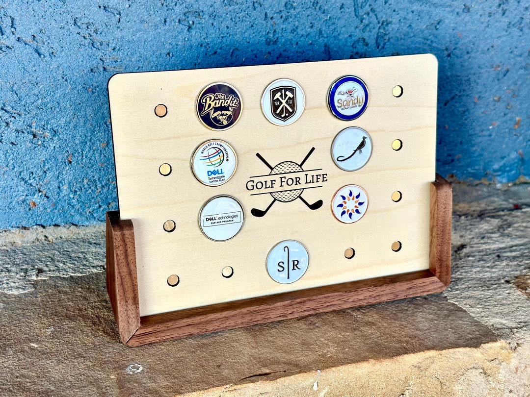 Personalized Golf Ball Marker Display, Golf Marker, Golf Gift, Gifts ...