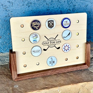 Personalized Golf Ball Marker Display, Golf Marker, Golf Gift, Gifts ...