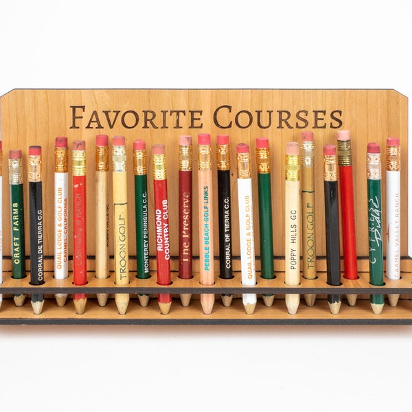 Golf Pencil Display Holder - Etsy