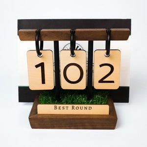 Small Best Golf Score Display Golf Gift Golf Memories Best Golf Round ...
