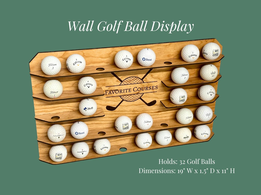 Wall-mounted Golf Ball Display - Etsy