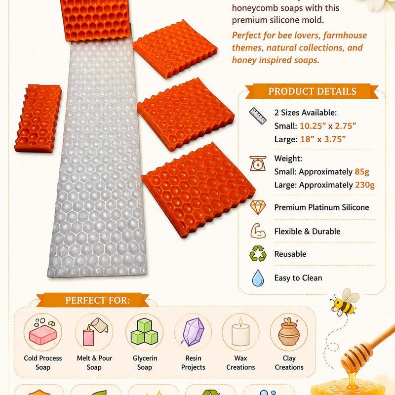 Honeycomb Silicone Mats - Etsy