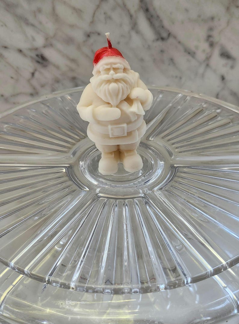Santa Claus,santa Candle,christmas Candle. Holiday Scented Candle,for ...
