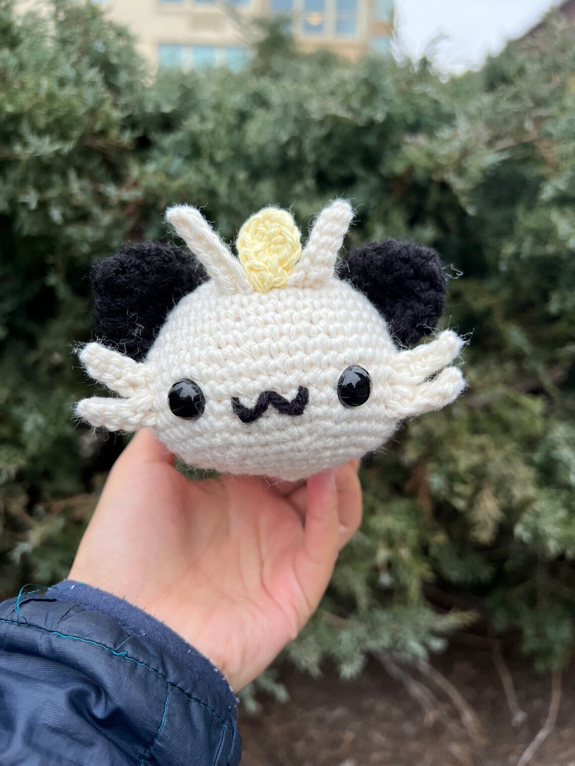 Crochet Meowth Amigurumi - Etsy