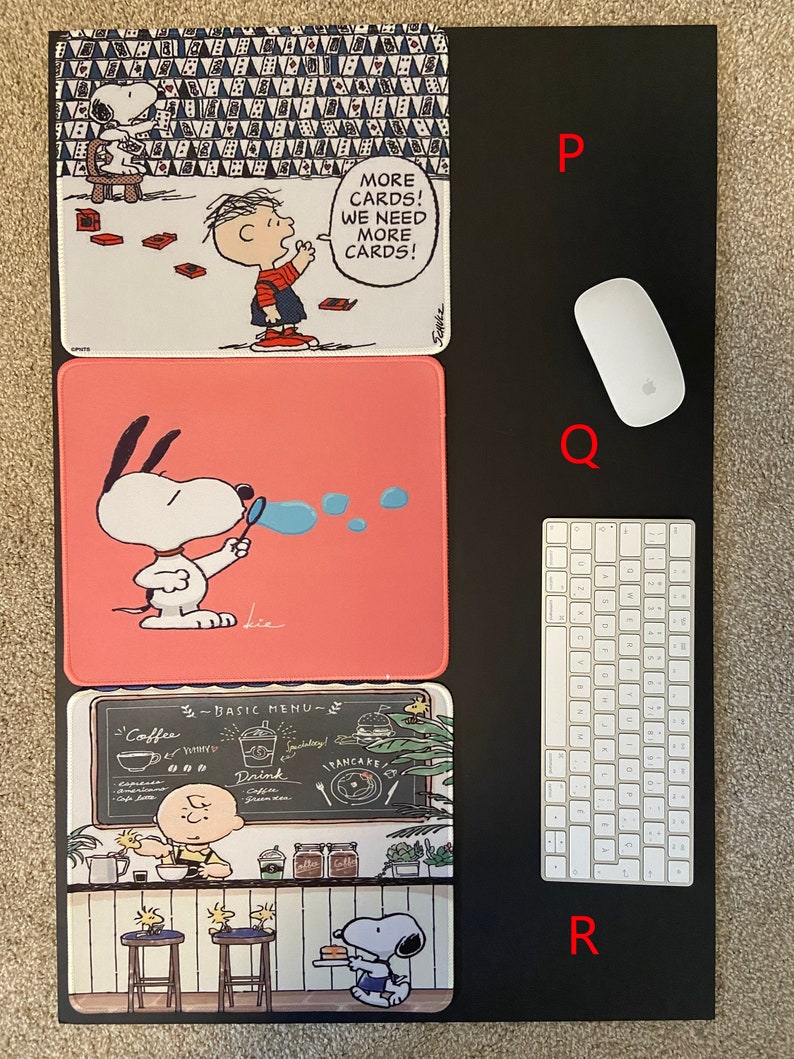 Peanuts/snoopy Mouse Pad - Etsy
