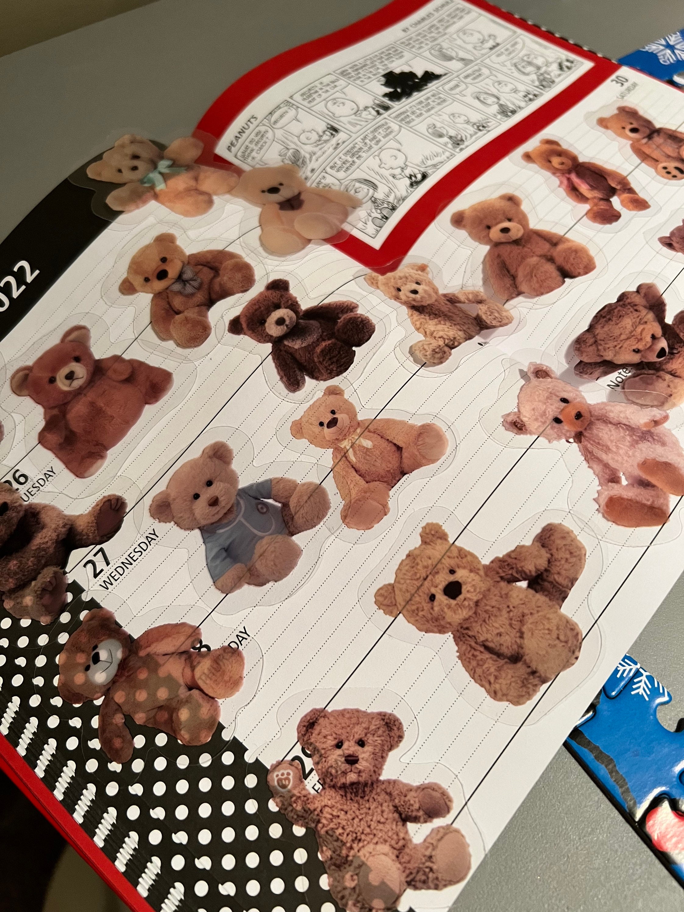 Waterproof Teddy Bear Clear Background Stickers - Etsy