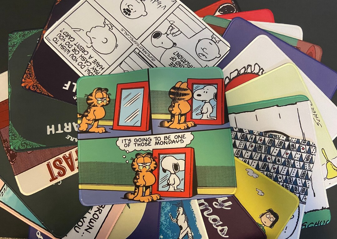 Peanuts/snoopy Mouse Pad - Etsy