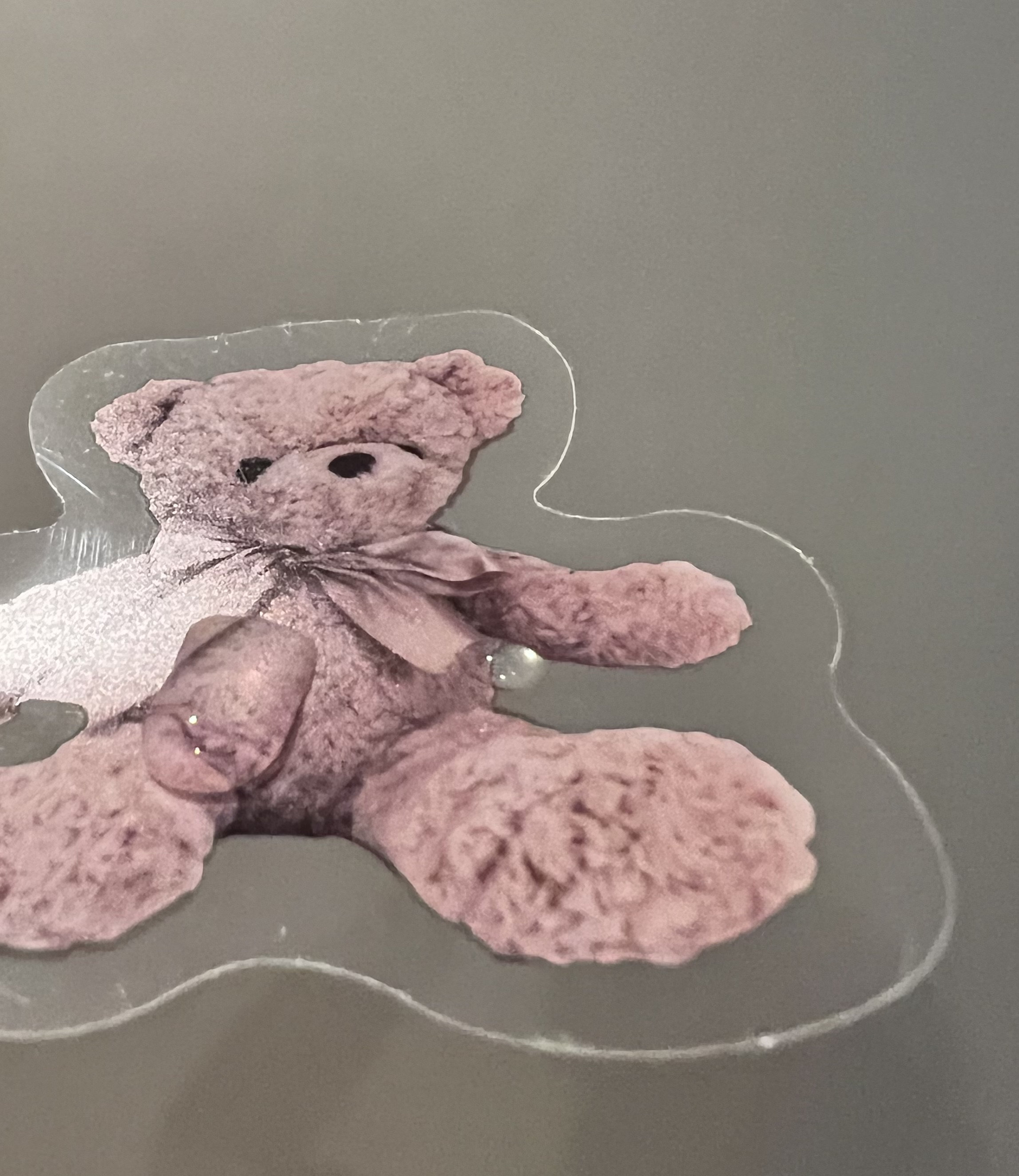 Waterproof Teddy Bear Clear Background Stickers - Etsy