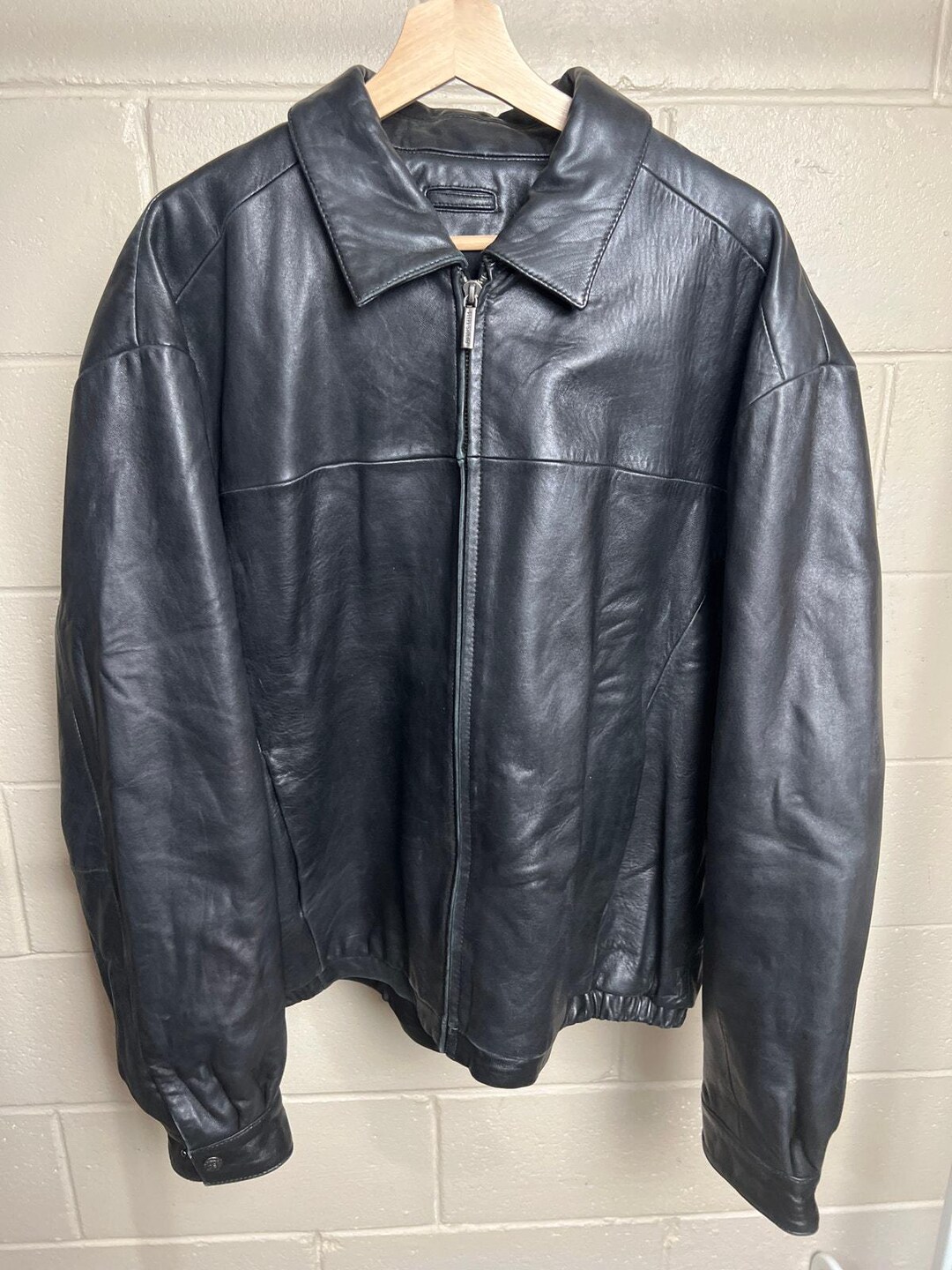 Vintage Wilson Leather Pelle Studio Leather Black Jaket Size XL - Etsy