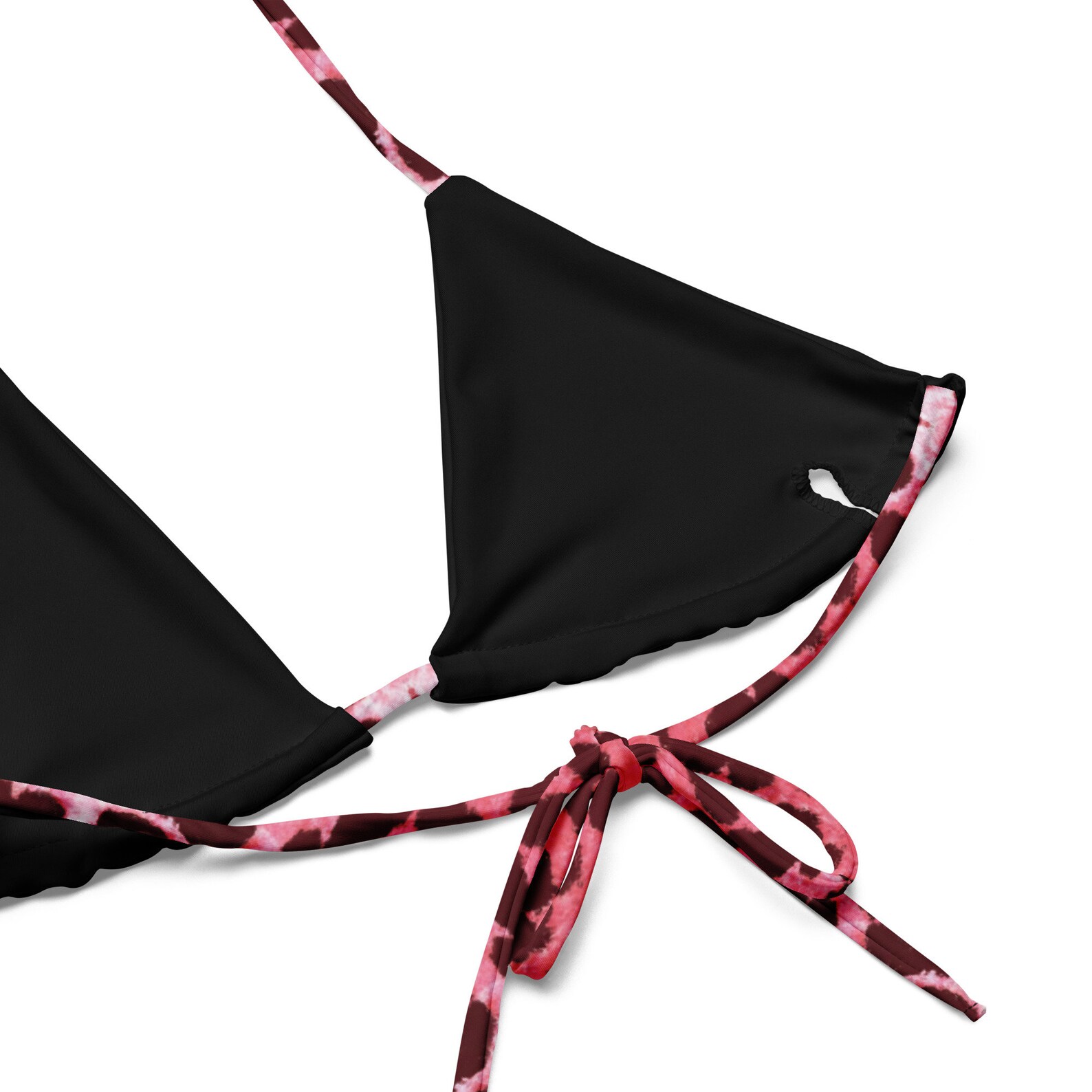 Eco-friendly Pink & Red Leopard Bikini, Leopard Bikini Swimsuit, Multi ...
