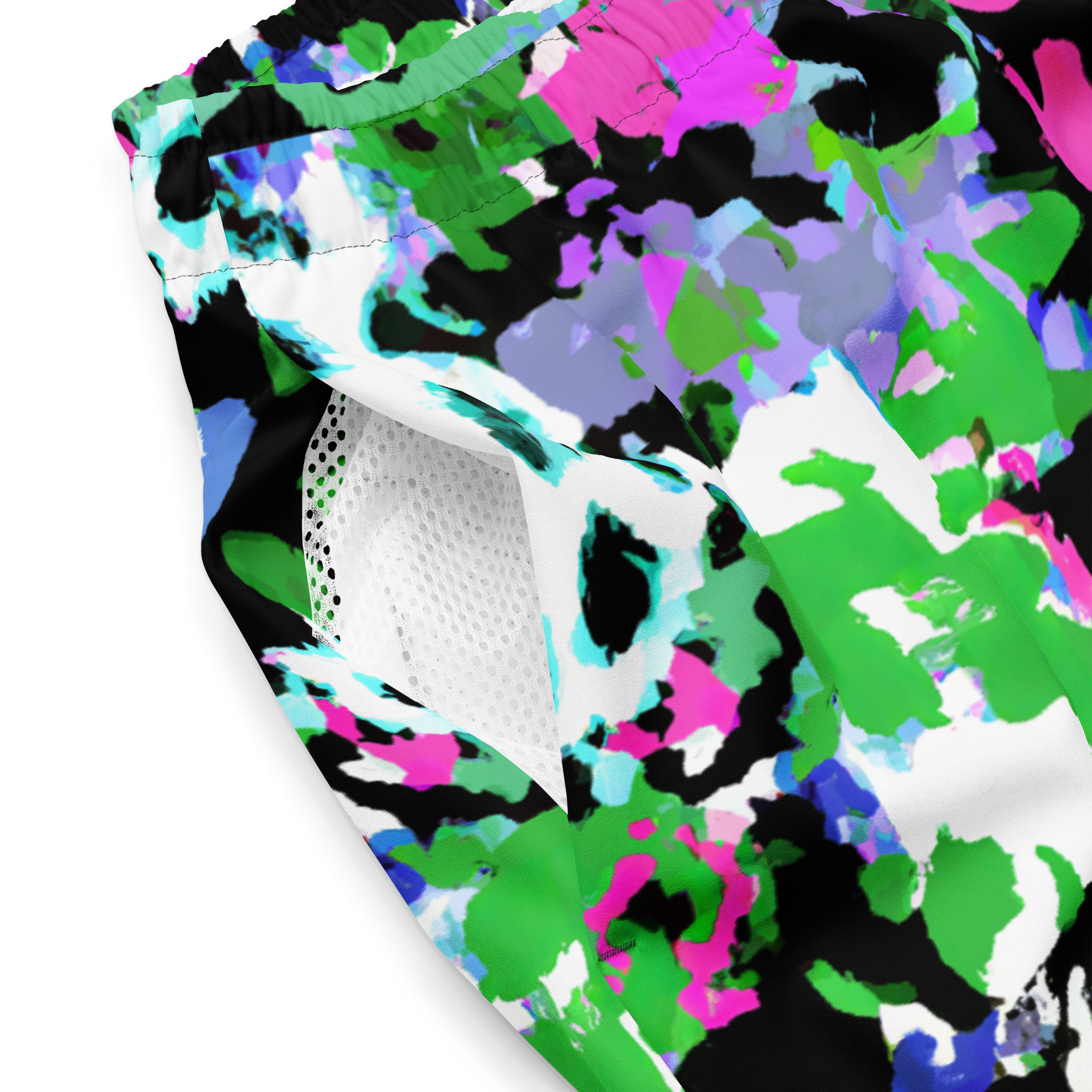 Abstract Men's Swim Trunks, Unisex, Androgynous Clothing, Colorful Men ...