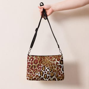 Ruby Leopard Crossbody Bag, Leopard Purse, Day to Night Clutch, Phone ...