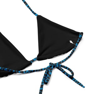 Leopard String Bikini, Eco-friendly Bikini, Multi-wear Tie String ...