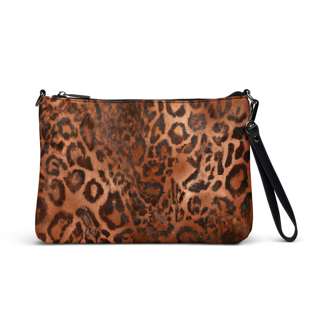 Mocha Leopard Crossbody Bag Day to Night Leopard Side Bag Phone Wallet ...