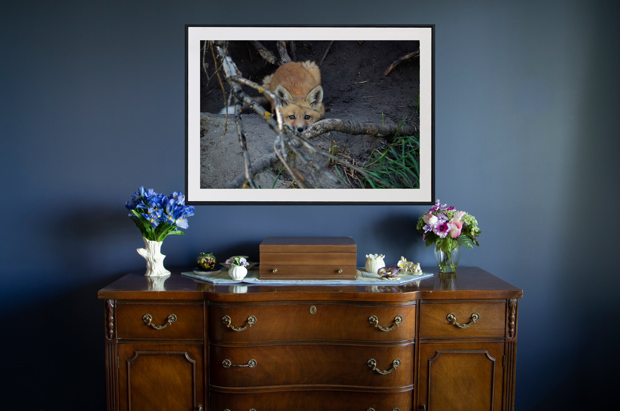 Red Fox Pup Wall Art Wild Canine Nature Animal Cute Photo Print Wall ...
