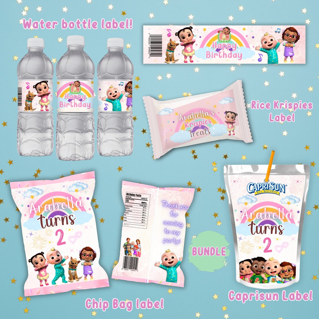 Cocomelon Inspired Birthday Decorations Bundle for Cocomelon Party ...