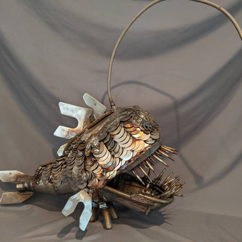 Angler Fish Sculpture - Etsy