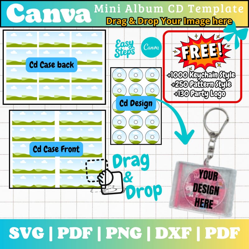 Cd Front and Back Covers - Etsy