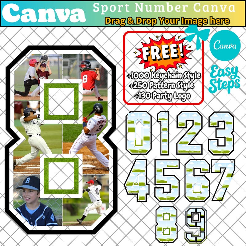 Basketball Number Frame - Etsy